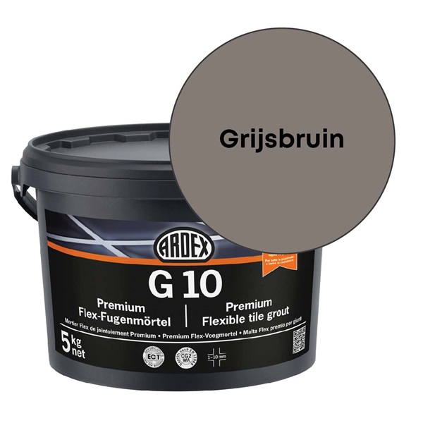Ardex G10 Voegmortel Premium Flex 5 kg grijsbruin | Bouwvoordeel